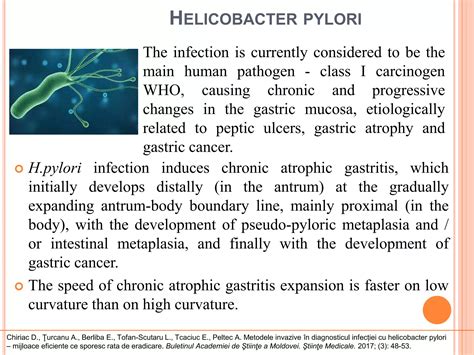 The Role Of Non Invasive Diagnosis In The Evolution Of Chronic Atrophic Gastritis Pptx