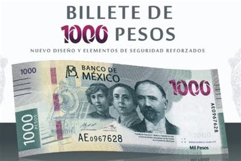Conoce Todos Los Detalles Del Nuevo Billete De 1000 Pesos El Siglo De