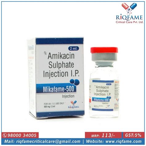 Amikacin 500 Mg Injection At ₹ 1130 Piece Amikacin Injections In Panchkula Id 2851524520233