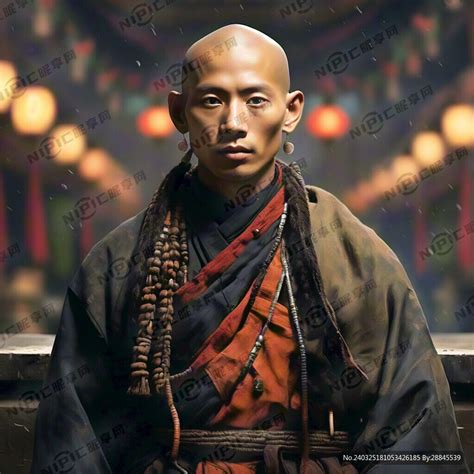 Ai创作图藏族和尚 昵图网