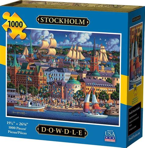 Dowdle Jigsaw Puzzle Stockholm 1000 Piece