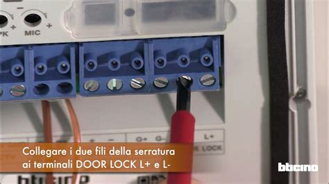 Bticinoeasykit Istruzioni Di Collegamento Allelettroserratura Youtube