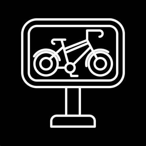 Bike Lane Vector Icon 16222557 Vector Art At Vecteezy