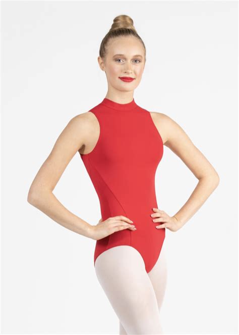 High Neck Leotard Adult Jazz Rags Dancewear