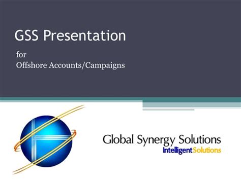 Gss Presentation Ppt