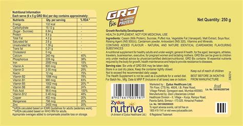 Grd Bix Milk Flavoured High Protein Biscuits With 18 Essential