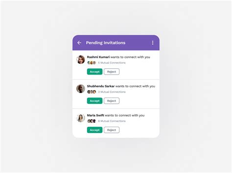 Daily Ui Challenge Pending Invitation By Mayank Chittora On Dribbble