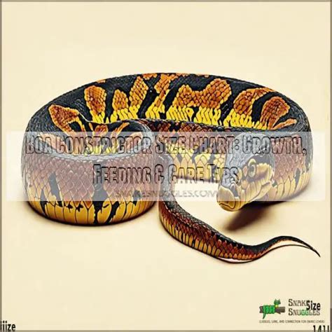 Boa Constrictor Size Chart Growth Feeding And Care Tips