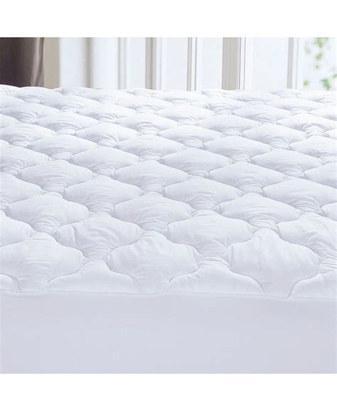 Puredown Top Alternative Mattress Pad Four Leaf Clover Quilted Full