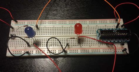 Raspberry Pi Push Button Two2 Leds That Toggle Prompt Fu