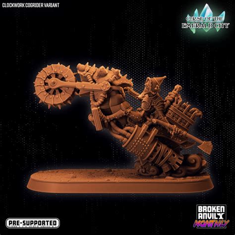 Download Curse Of The Emerald City Clockwork Cogrider 1 Von Broken Anvil Miniatures