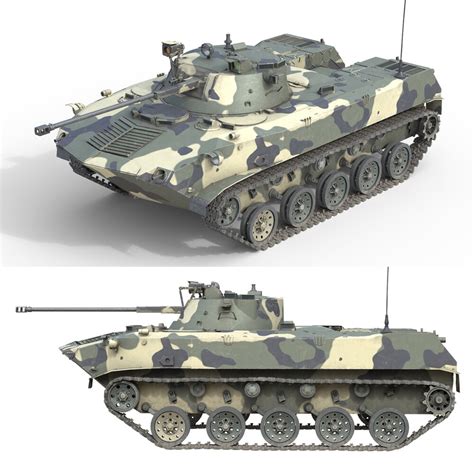 Bmd 2 Infantry Fighting Vehicle 3d Model Download Fighting Vehicle On