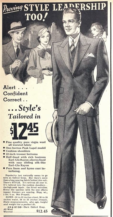 Mens Suits In The 1930s At Andy Downey Blog