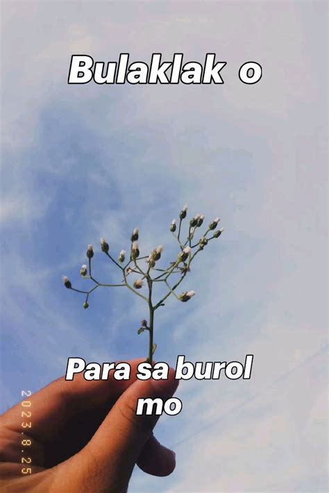 Bulaklak O Para Sa Burol Mo