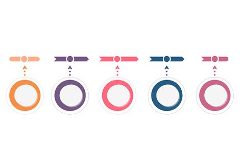 인포그래픽 비즈니스 수평 타임라인 단계 프로세스 차트 템플릿입니다 벡터 현대 배너는 프리젠 테이션 및 워크 플로우 레이아웃 다이어그램 웹 디자인에 사용됩니다 그래프 옵션의