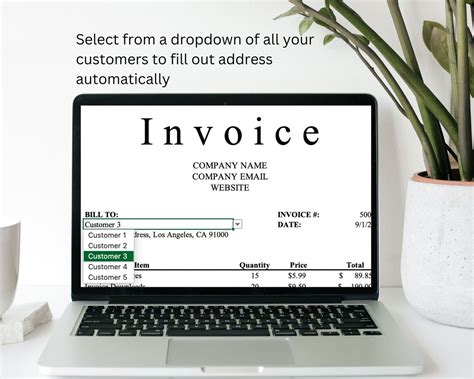 Simple Invoice Template Excel Invoice Excel Spreadsheet Excel