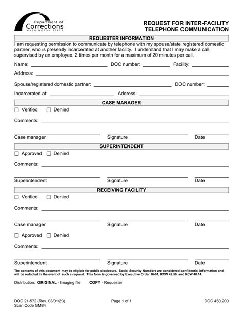 Form Doc21 572 Download Printable Pdf Or Fill Online Request For Inter