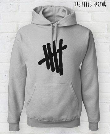 Tally Mark Hoodie 5sos Sweatshirt By Thefeelsfactor On Etsy 40 00