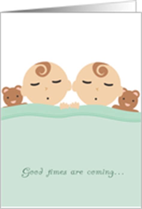 Baby Shower Cards For Twins From Greeting Card Universe