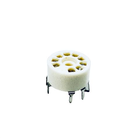 Ceramic 9 Pin Pc Mount Phenolic Socket Tus9pc1
