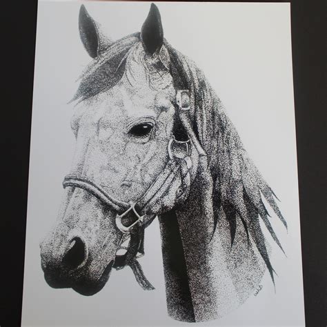 Pointillism Black And White
