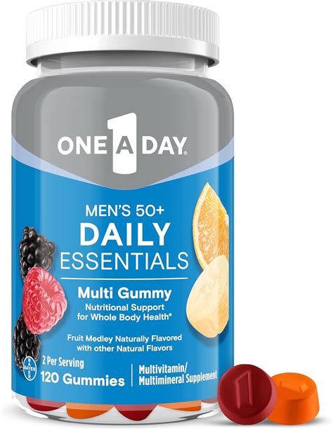 One A Day Mens 50 Daily Essentials Multivitamin Gummies