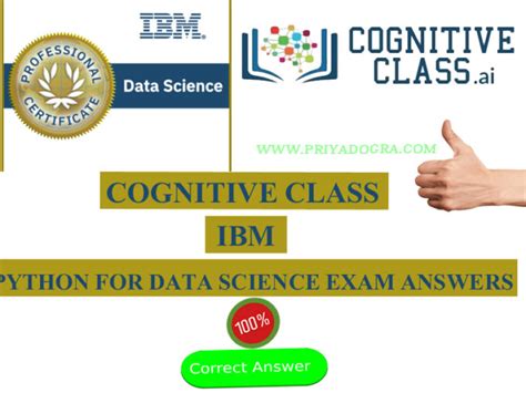 Python For Data Science Cognitive Class Exam Answers 2024