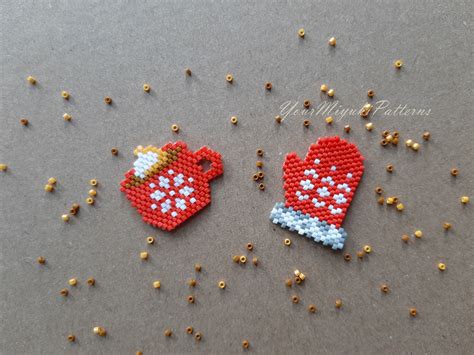 Christmas Bead Pattern Seed Bead Pattern Brick Stitch Pattern Miyuki