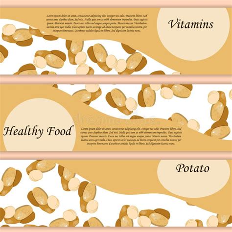 Potatoes Retro Label Design Stock Vector Illustration Of Layout