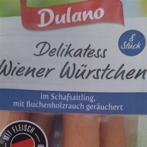 Delikatess Wiener Wurstchen Dulano калорійність харчова цінність ⋙tablycjakalorijnosti