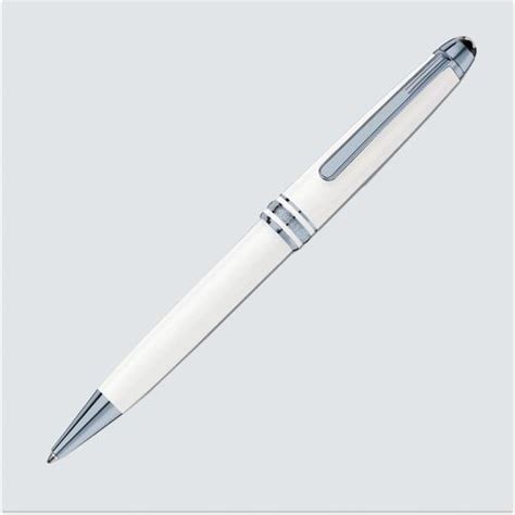 Montblanc Pluma Ballpoint Meisterstück Glacier Classique Plazavendome