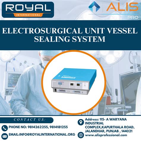 Electrosurgical Unit Vessel Sealing System At Best Price In Jalandhar