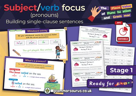 Ready For The Place Value Of Punctuation And Grammar Verb Focus