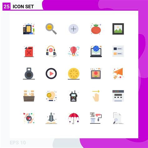 25 Flat Color Concept For Websites Mobile And Apps Barrel Payments Add Money Vegetable Editable