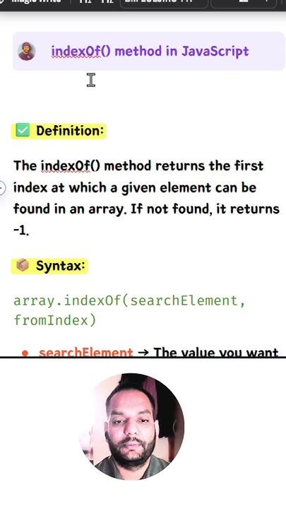 Indexof Method In Javascript Coding Shorts Coding Javascript Youtube