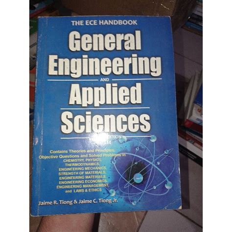 General Engineering Applied Sciences Third Edition By Jaime R Tiong And Jaime R Tiong Jr