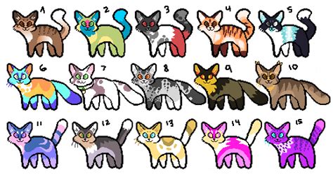 Tiny Cat Adoptables Open By Puppycreatures On Deviantart