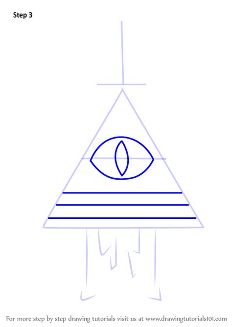 How To Draw Bill Cipher From Gravity Falls Gravity Falls Step By Step