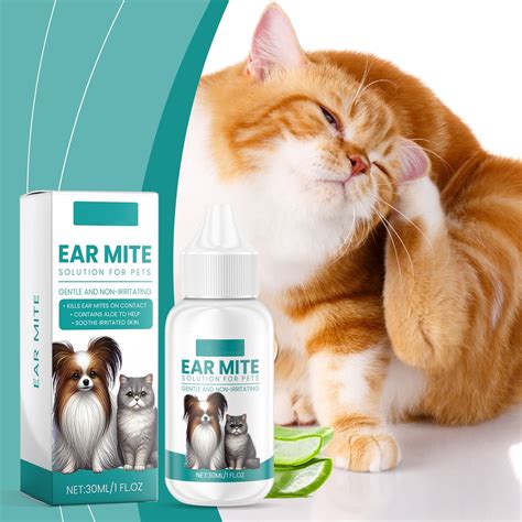 Pet Ear Cleansing Solution Cat And Dog Ear Canal Earwax Odor Cleaning