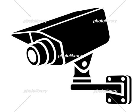 防犯カメラ 監視カメラのアイコンイラスト イラスト素材 [ 7309168 ] フォトライブラリー Photolibrary