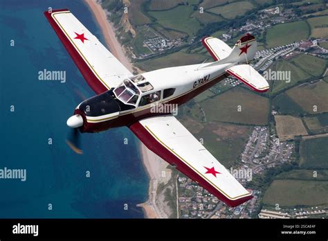A Yakovlev Yak 18t A Soviet Era Tandem Seat Trainer Aircraft Captured