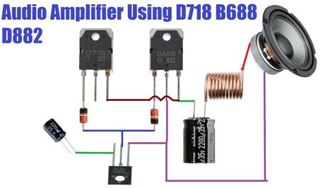 D882 Powered Amplifier Bass Boost Ind Electronic Youtube Simple Lm386