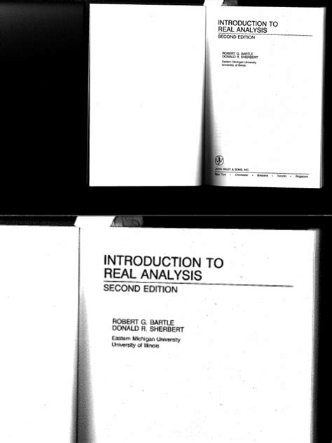 Introduction To Real Analysis Pdf