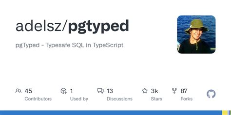 Github Adelszpgtyped Pgtyped Typesafe Sql In Typescript