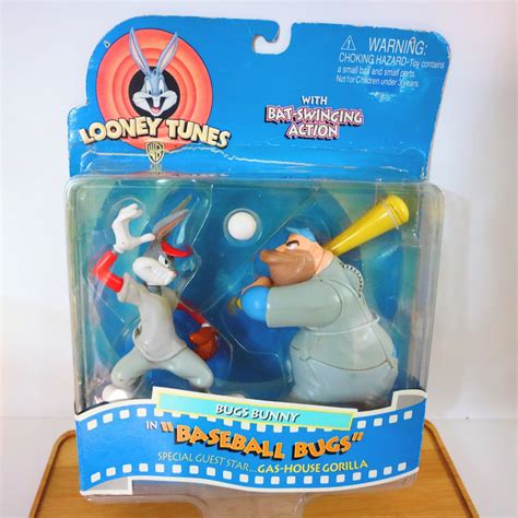 1997年 早期 華納 樂一通 兔八哥 棒球 吊卡 怪物奇兵 玩具 絕版美式品味收藏 玩具 蝦皮購物