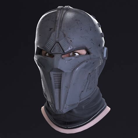 Sci Fi Mask 3d Model