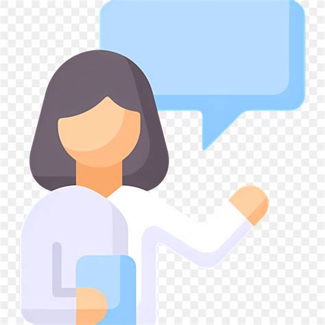 Talking Bubbles Woman Speaking With A Speech Bubble Illustration Png