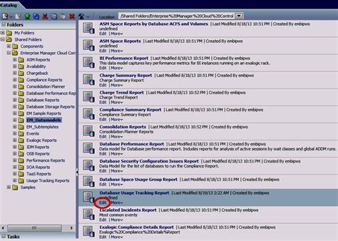 Creating Usage Tracking Reports