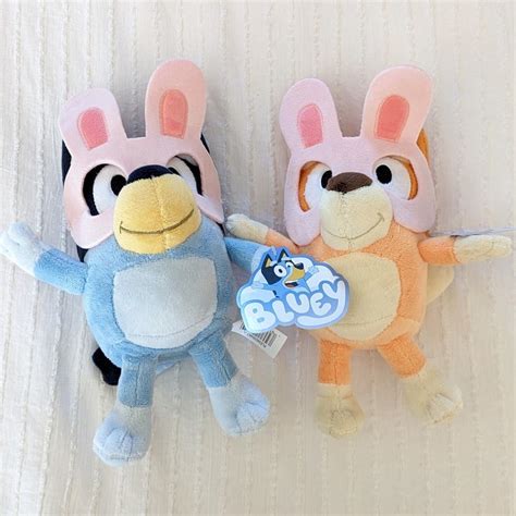New Bluey And Bingo Easter Plushes 10 2024 Bundle Set 4712277483