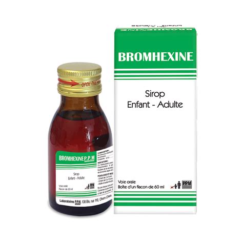 Bromhexine Ppm Syrup Ppm